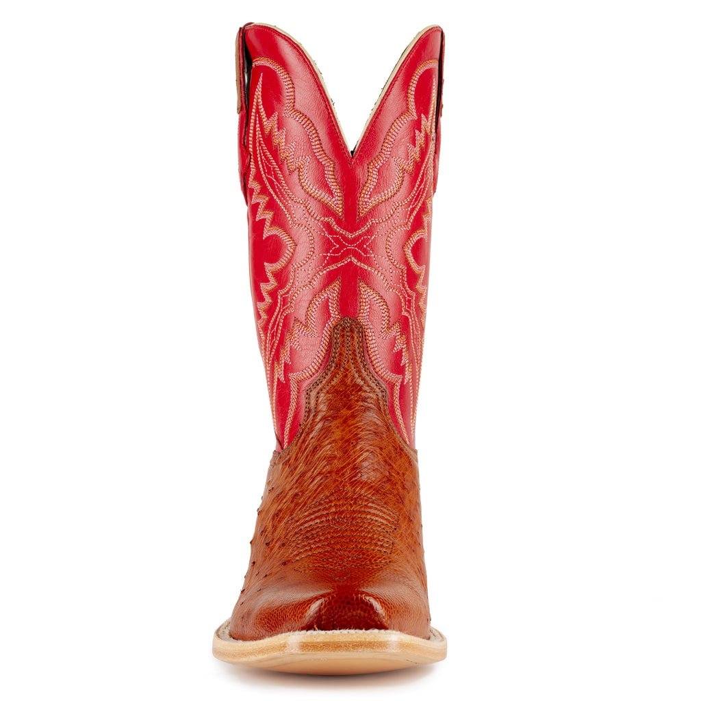 Resistol Boots - Cognac Smooth Ostrich - Cutter Toe - RB0204052CW ...